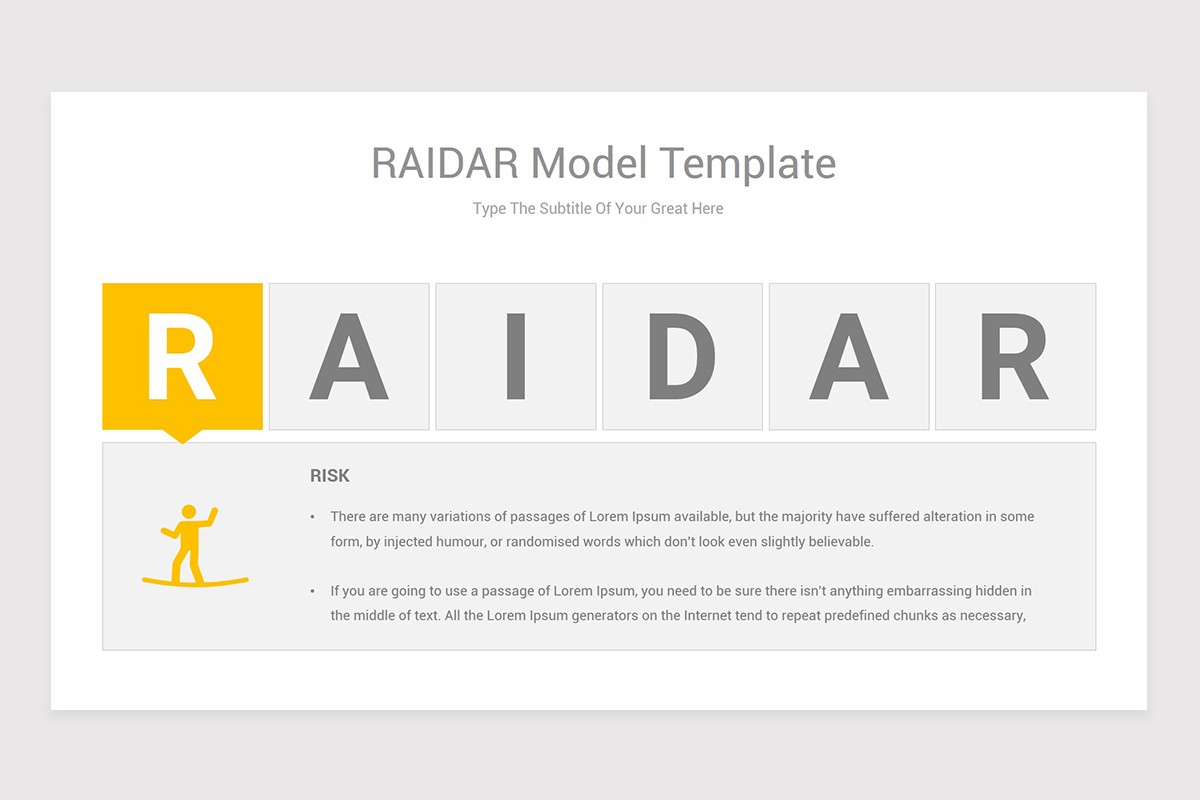 RAIDAR Model Google Slides Template | Nulivo Market
